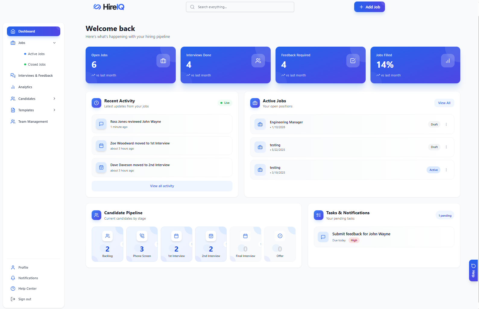 HireIQ – AI-Powered Hiring Platform | Smarter Recruitment